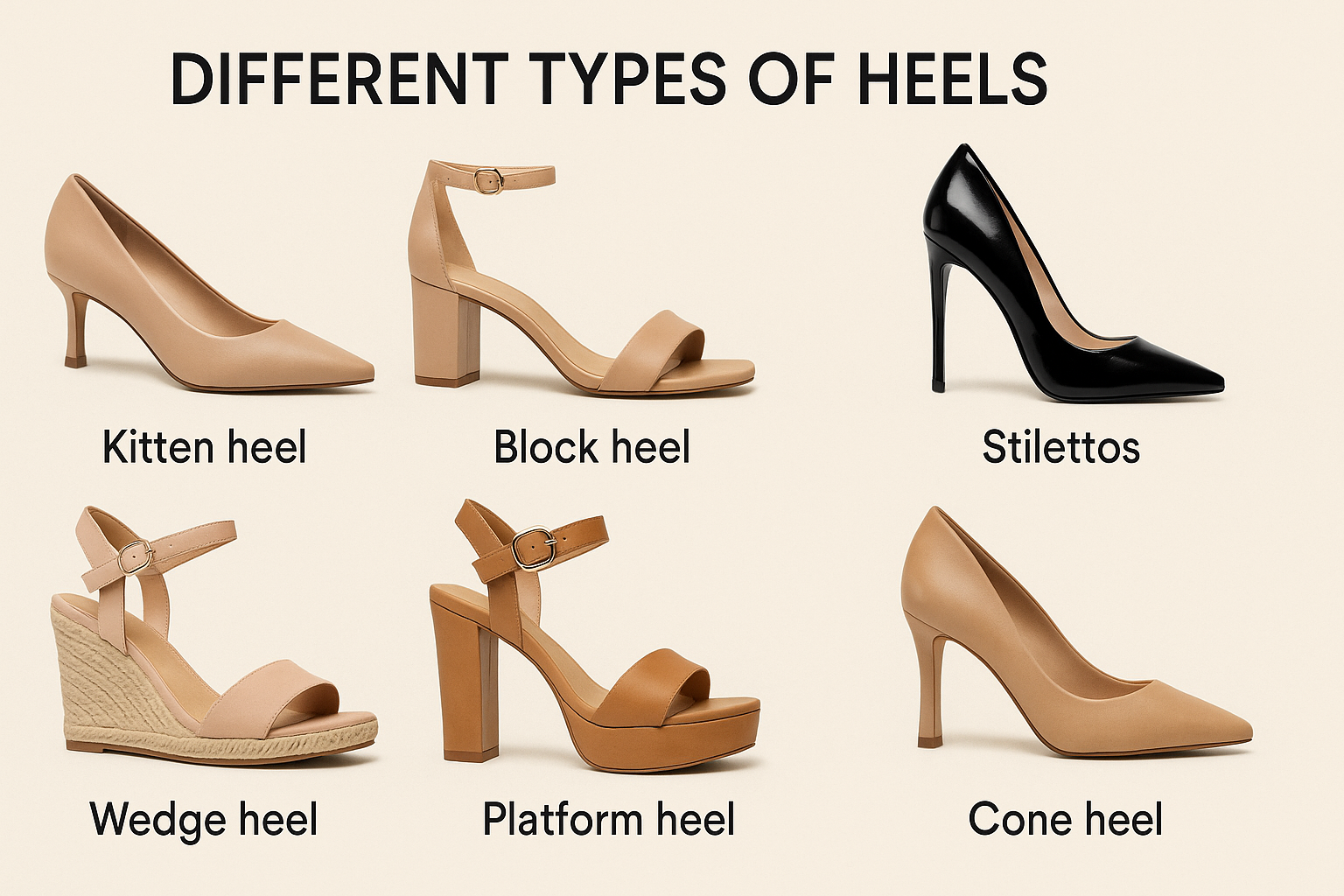 Types of Heels Every Woman Should Know About