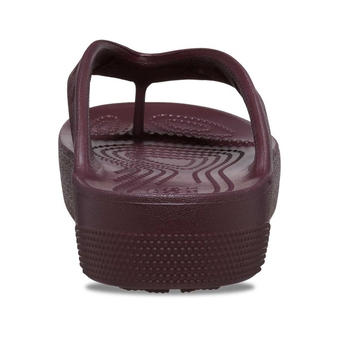 Buy Crocs Women Dark Cherry Casual Slippers Online | SKU: 118-207714 ...