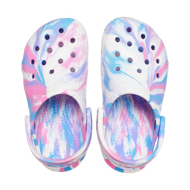 Buy Crocs Girls White-Pink Casual Clogs Online | SKU: 127-206838-102-10 ...
