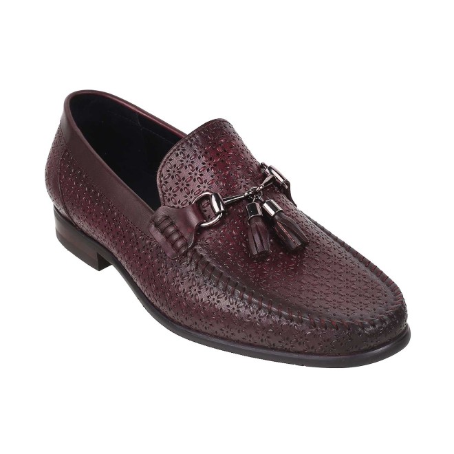 Buy J.Fontini Men Wine Formal Moccasin Online | SKU: 14-1505-58-40 ...
