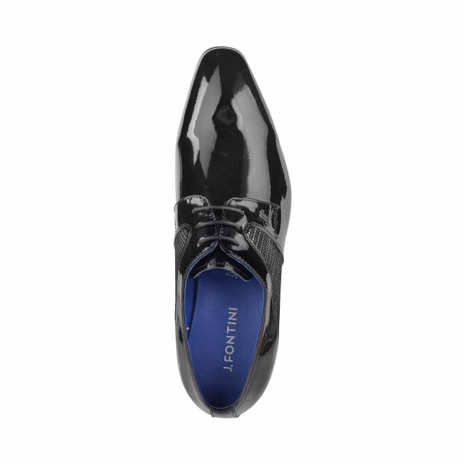 Buy J.Fontini Men Black Formal Lace Up Online | SKU: 14-402-11-40 ...