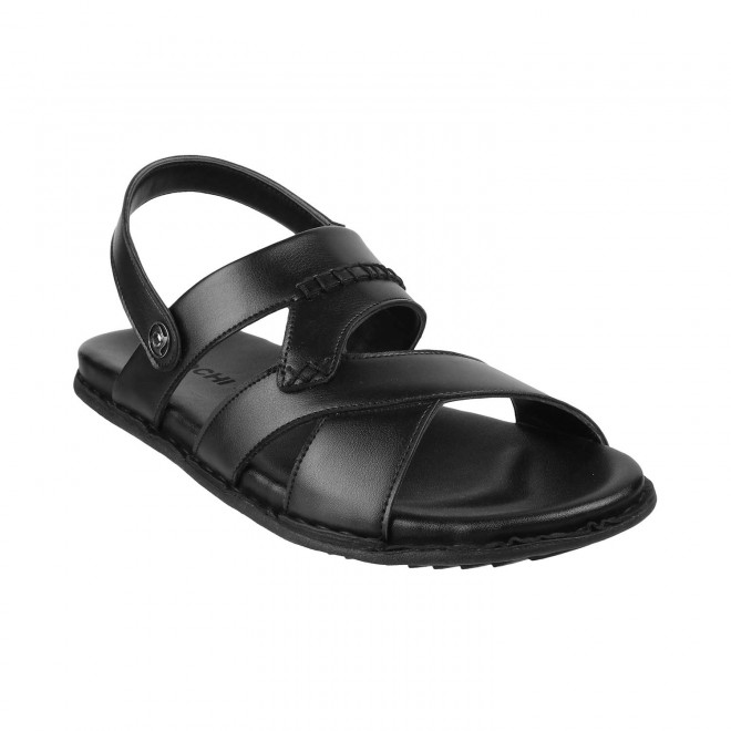 Buy Black Sandals For Men Online | Black Leather Sandals for Men ...