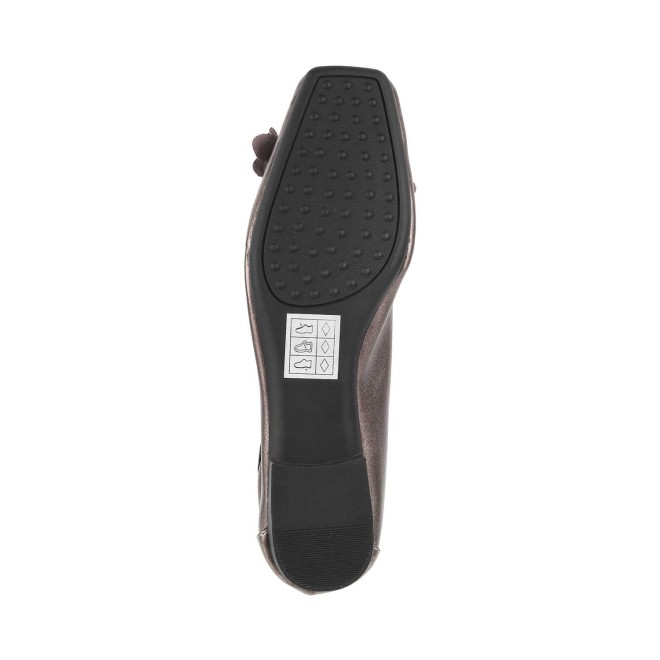 Buy Mochi Women Gun-Metal Casual Ballerinas Online | SKU: 31-9414-29-36 ...
