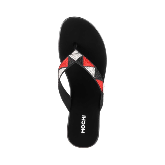 Buy Mochi Women Black Casual Slippers Online | SKU: 32-1780-11-36 ...