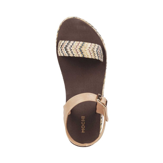 Buy Mochi Women Beige-Multi Casual Sandals Online | SKU: 34-9939-63-36 ...